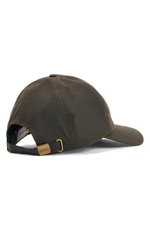 Barbour Belsay Waxed Cotton Sports Cap