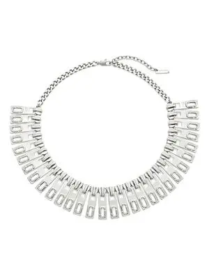 Marc Jacobs J Marc Zipper Necklace - Silver