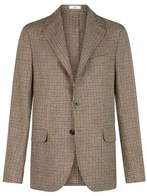 Boglioli Check-pattern Wool Blazer