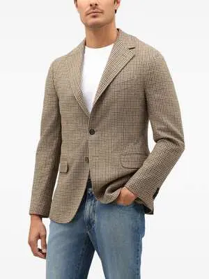 Boglioli Check-pattern Wool Blazer