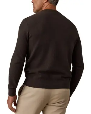 Faherty Brand Jackson Crewneck Sweater - Coast Brown