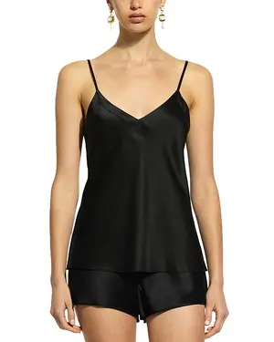 Ginia Silk Cami - Black