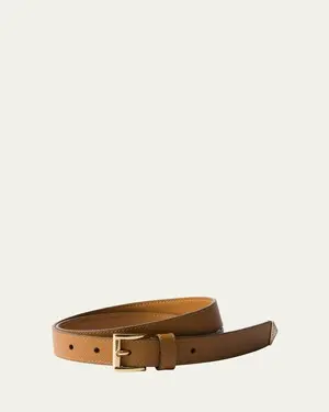 Prada Prada Triangle Calf Leather Belt F0002 Nero