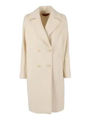 Max Mara Studio Button Detailed Coats For Women