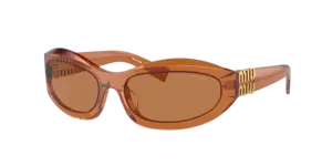 Miu Miu Mu 14zs Sunglasses - Brown