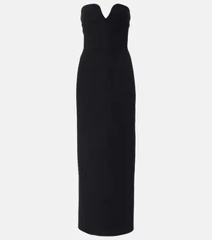 Khaite Yao Strapless Maxi Dress