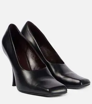 Khaite Eva Leather Pumps