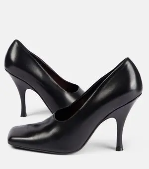 Khaite Eva Leather Pumps