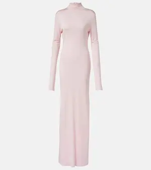 Khaite Norla Jersey Maxi Dress - Pink