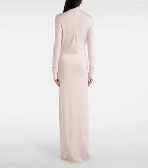 Khaite Norla Jersey Maxi Dress - Pink