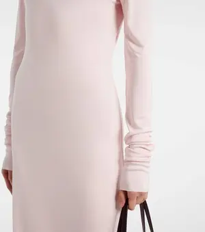 Khaite Norla Jersey Maxi Dress - Pink