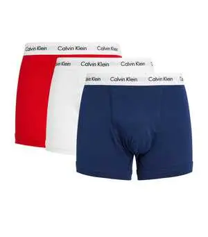 Calvin Klein Cotton Stretch Trunks Red