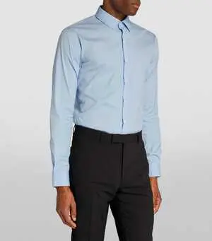 Sandro Cotton-blend Point-collar Shirt