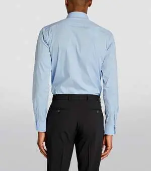 Sandro Cotton-blend Point-collar Shirt