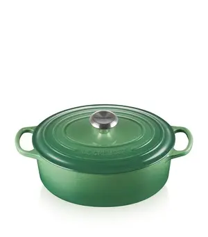 LE CREUSET Le Creuset Cast Iron Oval Casserole Dish Green
