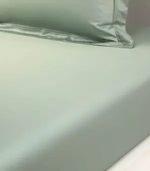 YVES DELORME Triomphe Fitted Sheet - Green