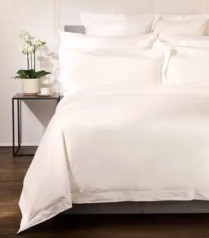 Harrods Chester Super King Flat Sheet - White