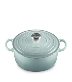 LE CREUSET Le Creuset Cast Iron Round Casserole Dish Blue