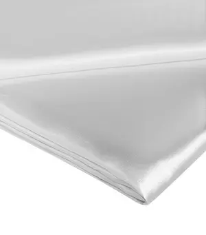 Gingerlily Silk Flat Sheet White