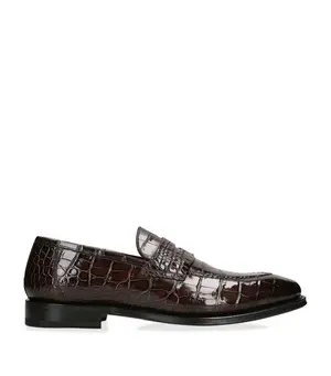 Croc Effect Shoes For Men