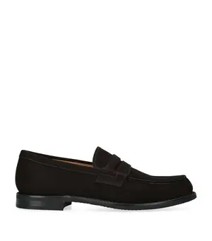 Church's Gateshead Suede Penny Loafers - Brown