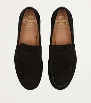 Church's Gateshead Suede Penny Loafers - Brown