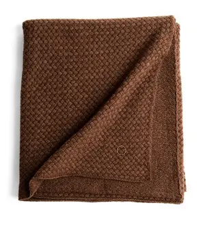 OYUNA Cashmere Maple Throw - Brown