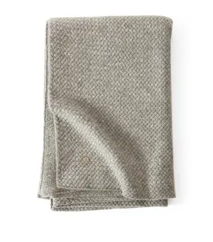 OYUNA Cashmere Maple Throw Grey