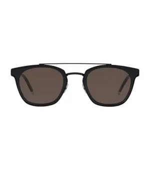 Saint Laurent Round Frame Sunglasses - Black