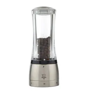 PEUGEOT Stainless Steel And Acrylic Daman U'select Pepper Mill - Clear