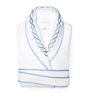 PRATESI Cotton Treccia Bathrobe - Blue