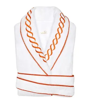 PRATESI Cotton Treccia Bathrobe - Orange