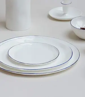FELDSPAR Set Of 4 Cobalt Dinner Plates