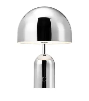 TOM DIXON Portable Bell Table Lamp - Silver