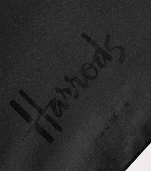 Harrods Logo Umbrella - Black