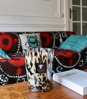 BAOBAB COLLECTION Pearls Candle - Black