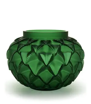 Lalique Languedoc Grand Vase - Green