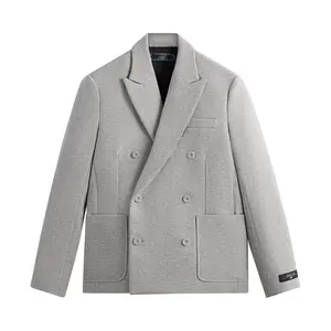 Kith Felted Jersey Julius Blazer - Grey