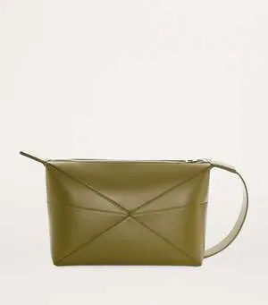 Loewe - Leather Puzzle Fold Wash Bag