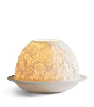 Bernardaud Wildflowers Led Votivelight - White