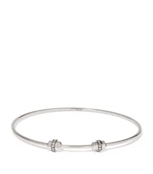 Annoushka Gold And Sapphire Mythology Charm Bangle - White