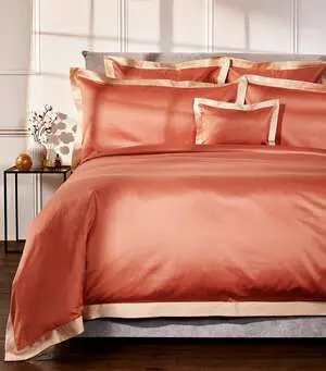 CELSO DE LEMOS Emma Super King Flat Sheet - Pink