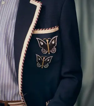 Valentino Garavani Butterfly Brooch