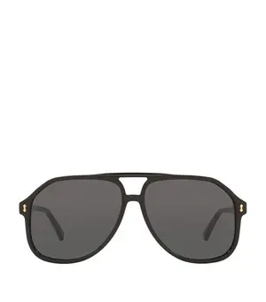 Gucci Pilot Sunglasses - Black