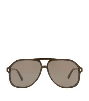 Gucci Pilot Sunglasses - Blue