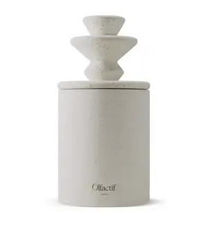 OLFACTIF Pisces Musky Bergamot Candle - White