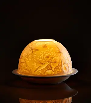 Bernardaud Hummingbirds Led Votivelight