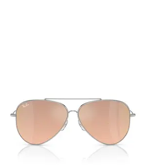 Ray-ban Ray-Ban X Lenny Kravitz Aviator Sunglasses Silver
