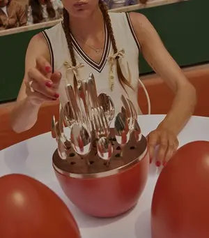 Christofle X Roland-garros Mood 24-piece Canteen