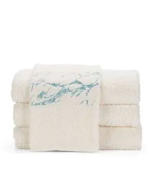 ABYSS & HABIDECOR Egyptian Cotton Alpi Guest Towel - Blue